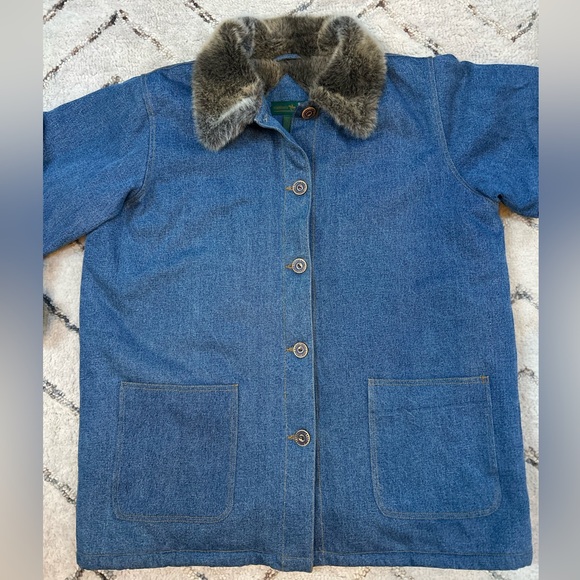 Hunters Run | Jackets & Coats | Rare Vintage Hunters Run 9s Denim Chore ...